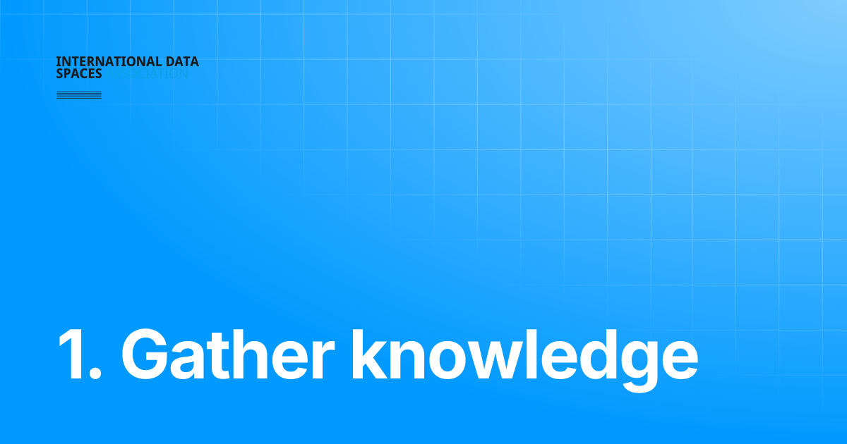 1. Gather knowledge | IDS Knowledge Base