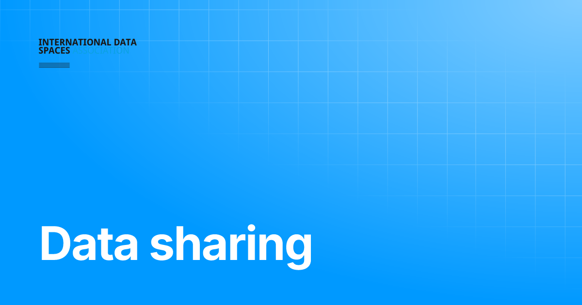 Data sharing | IDS Knowledge Base