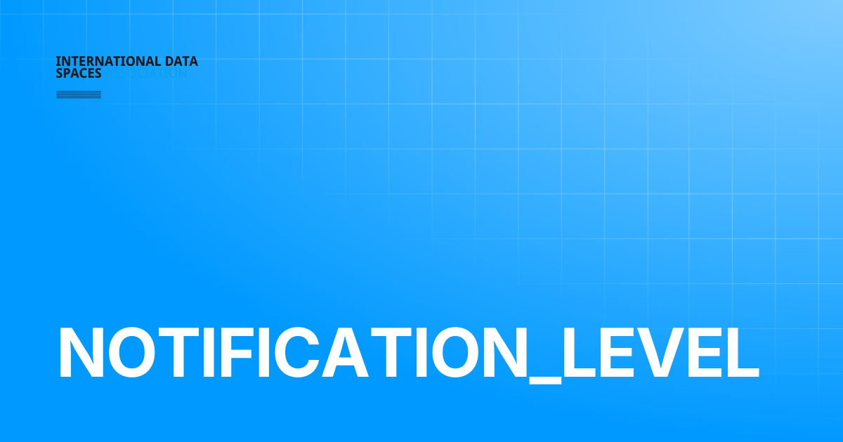 NOTIFICATION_LEVEL | IDS Knowledge Base