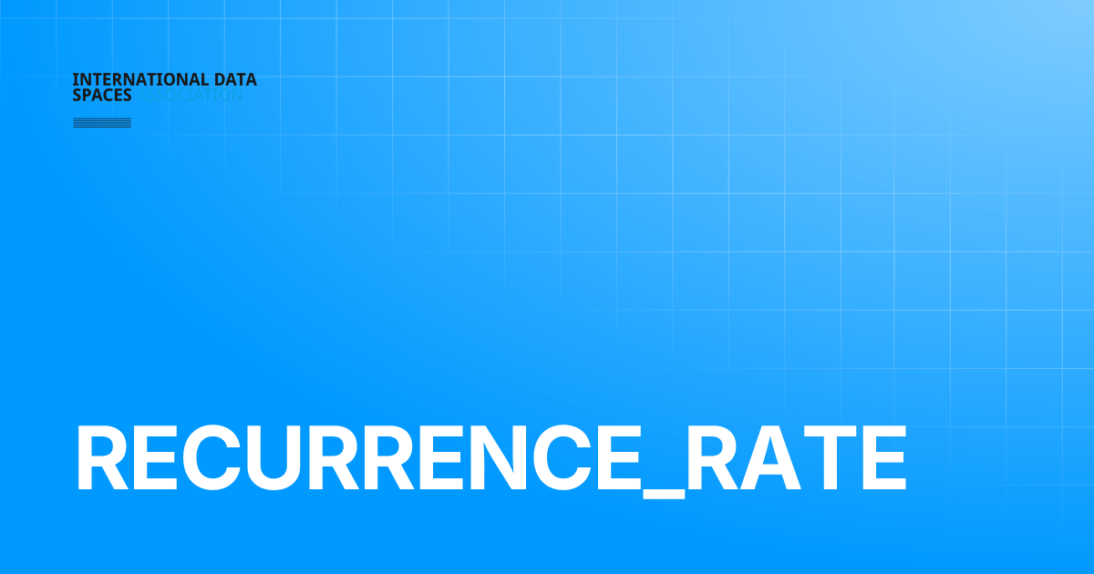 RECURRENCE_RATE | IDS Knowledge Base